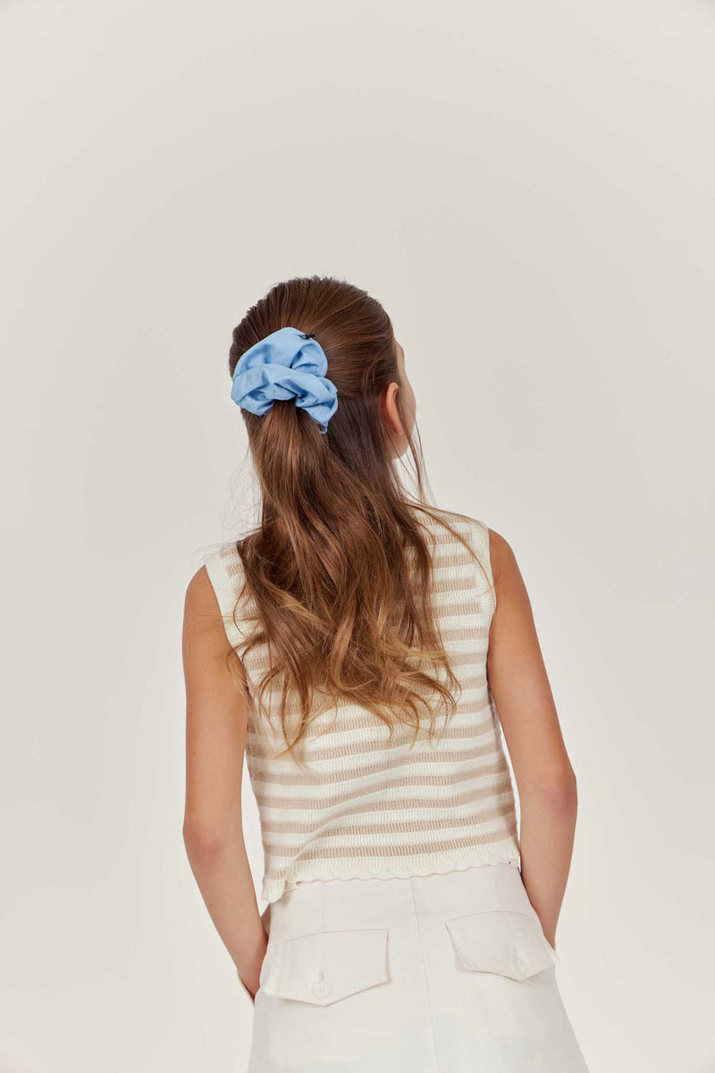DENIM SCRUNCHIE – KNOT Hairbands