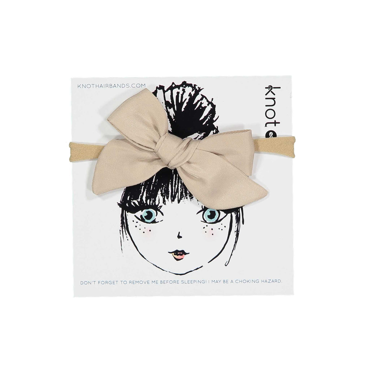 SATEEN BOW BAND – KNOT Hairbands